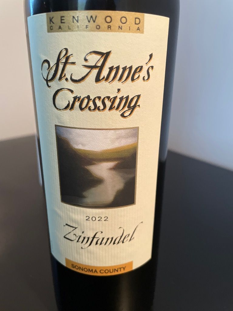 2022 St. Anne's Crossing Old Vine Zinfandel, USA, California, Sonoma ...