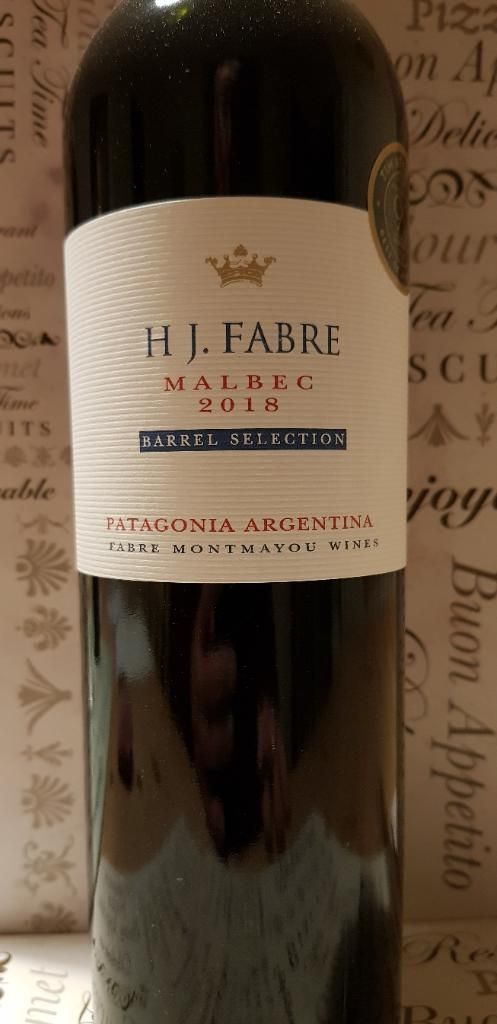 2018 Fabre Montmayou Malbec HJ Fabre Barrel Selection, Argentina ...