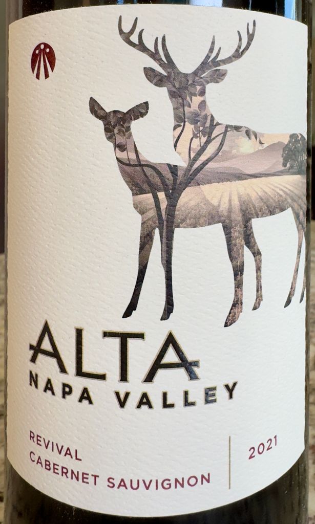 2021 Alta Wines Cabernet Sauvignon Revival, USA, California, Napa ...