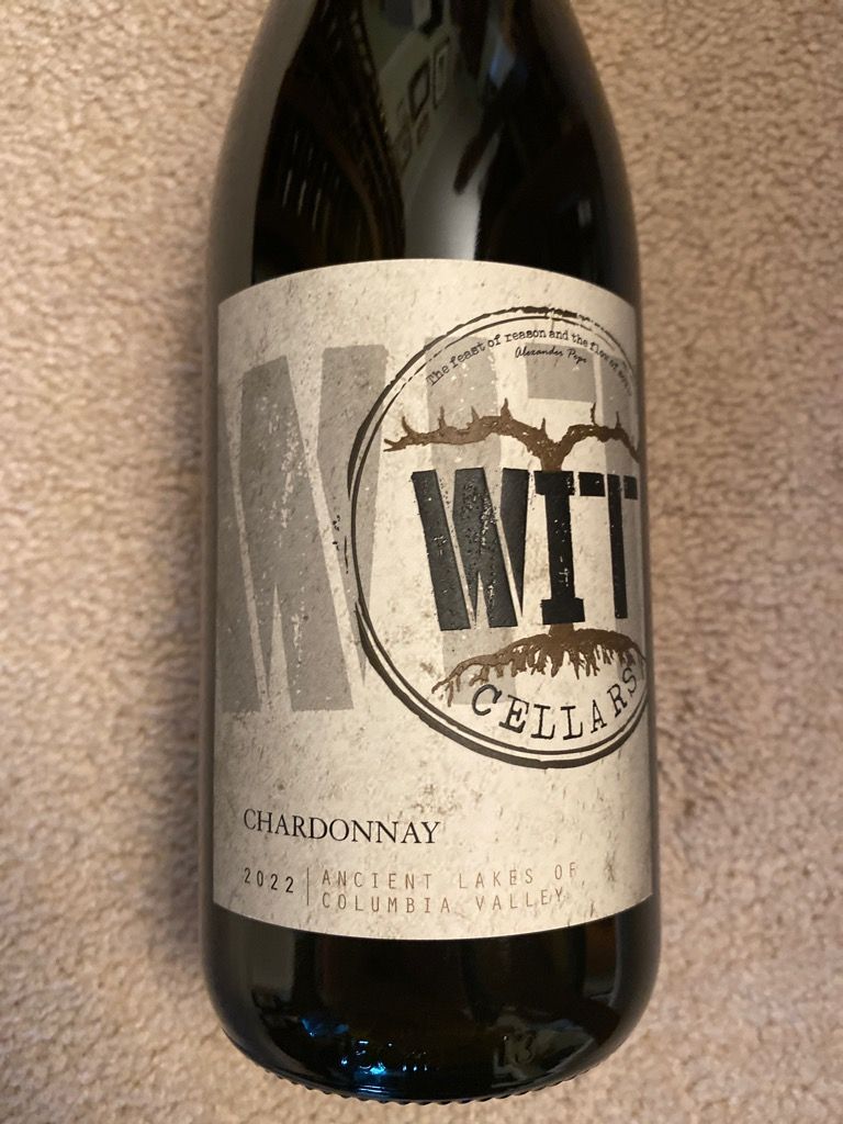 2023 Wit Cellars Chardonnay, USA, Washington, Columbia Valley, Ancient ...