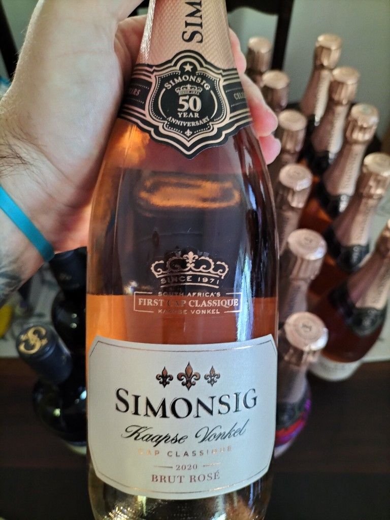 2020 Simonsig Brut Rosé, South Africa, Coastal Region, Stellenbosch ...