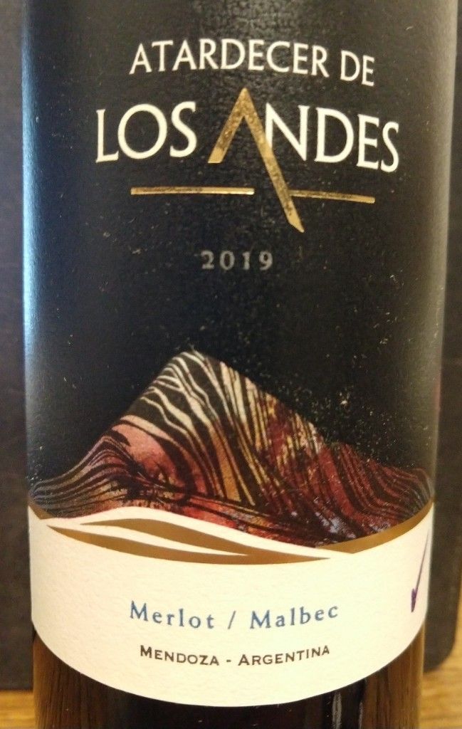 2019 Fecovita Atardecer de los Andes Merlot/Malbec, Argentina, Mendoza ...