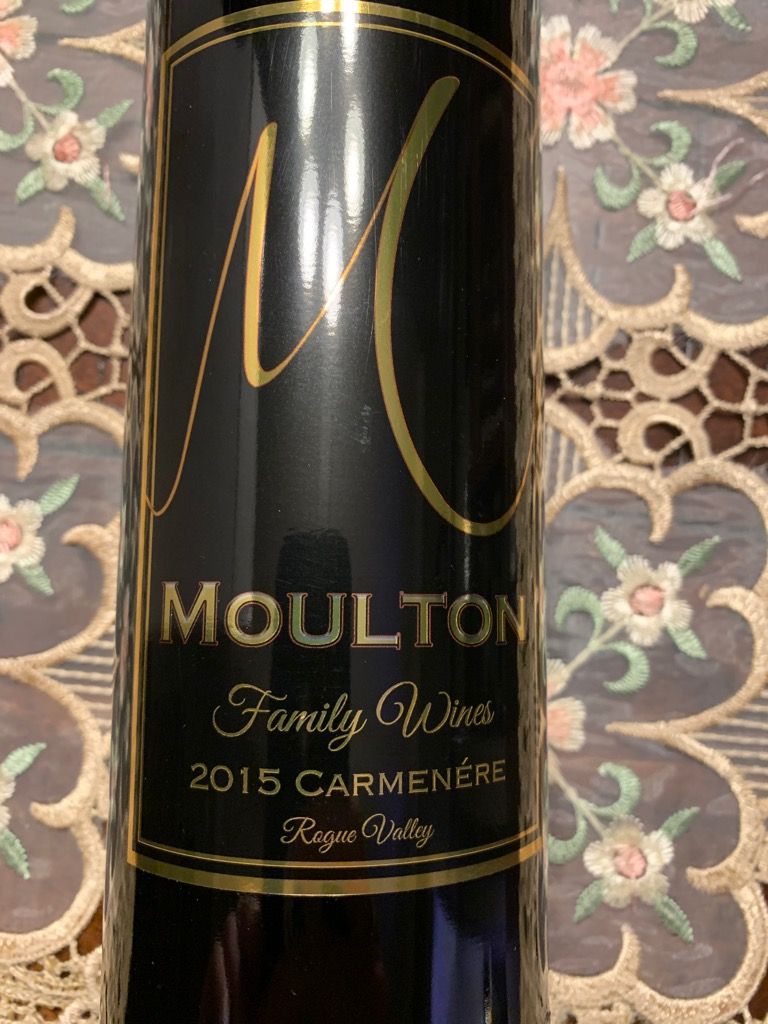 2016 Moulton Family Wines Carménère, USA, Oregon, Southern Oregon ...