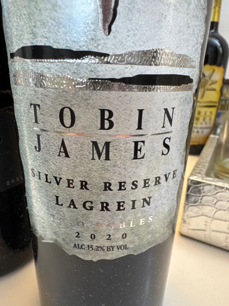 2020 Tobin James Lagrein Silver Reserve, USA, California, Central Coast ...