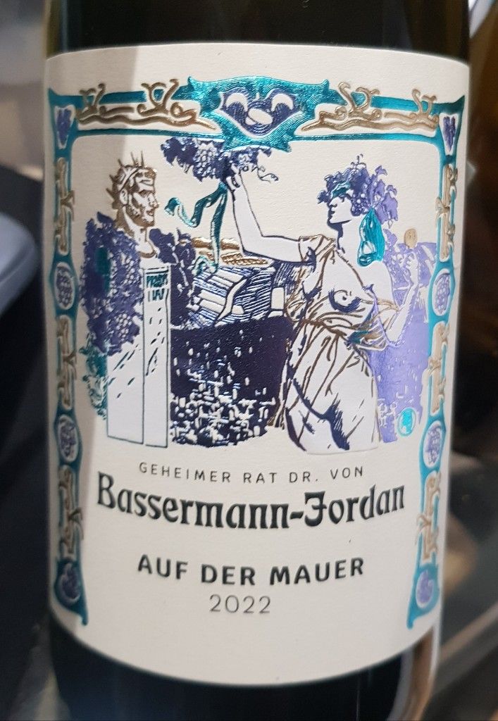 2024 Dr. von Bassermann-Jordan Riesling Auf der Mauer, Germany, Pfalz ...