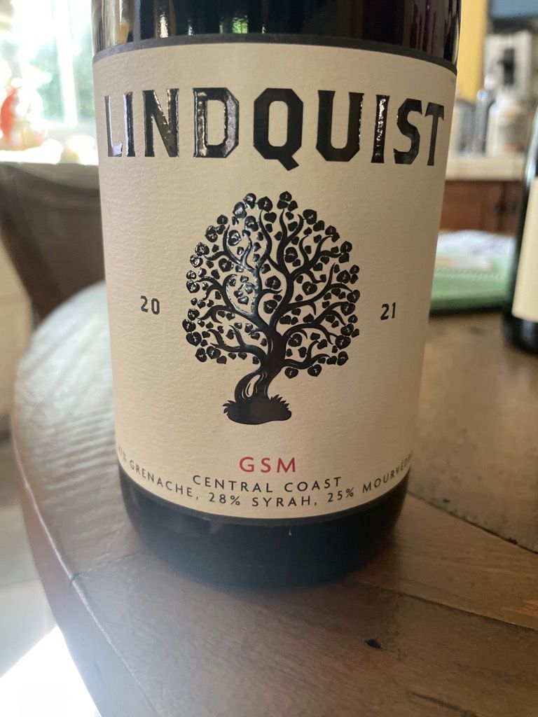 2021 Lindquist Family Wines GSM, USA, California, Central Coast ...
