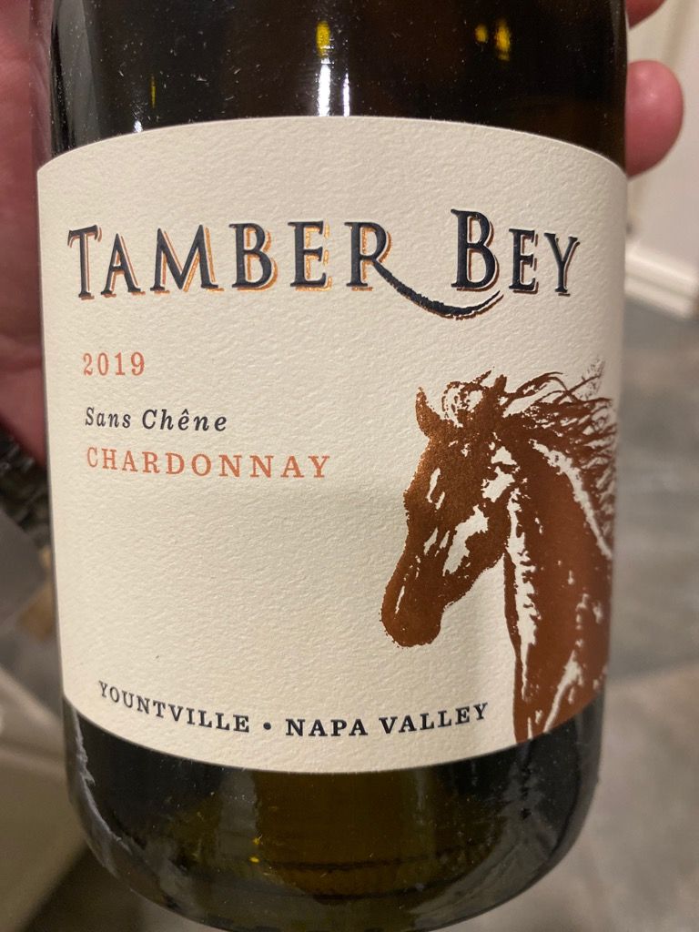 2019 Tamber Bey Chardonnay Sans Chêne Trio Vineyard, USA, California ...