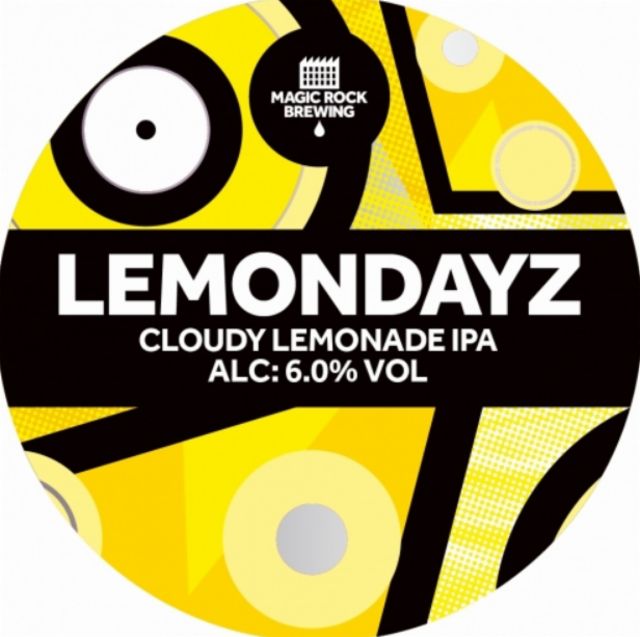 NV Magic Rock Brewing Lemon-Dayz , Cloudy Lemonade IPA, United Kingdom ...