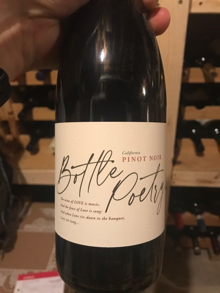 2022 Eclipse Wines Pinot Noir Bottle Poetry, USA, California ...
