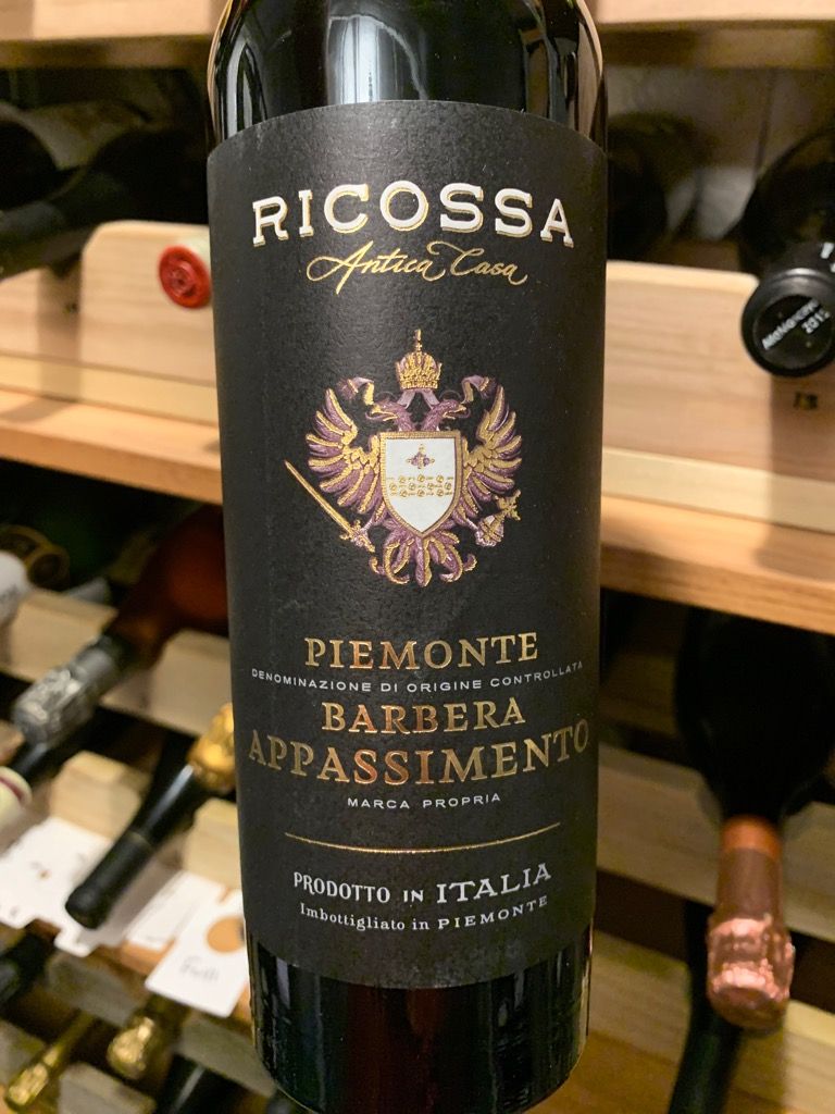 2017 Ricossa Piemonte Barbera Appassimento, Italy, Piedmont, Piemonte ...