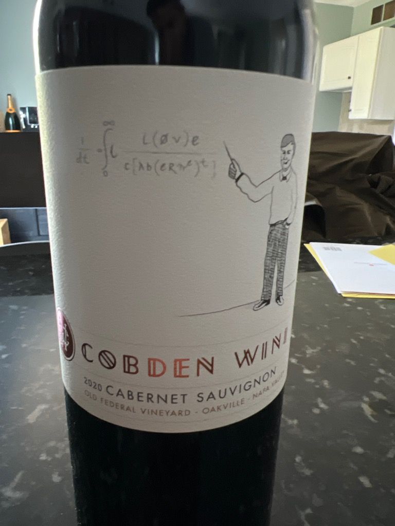 2020 Cobden Wini Cabernet Sauvignon Old Federal Vineyard, USA ...