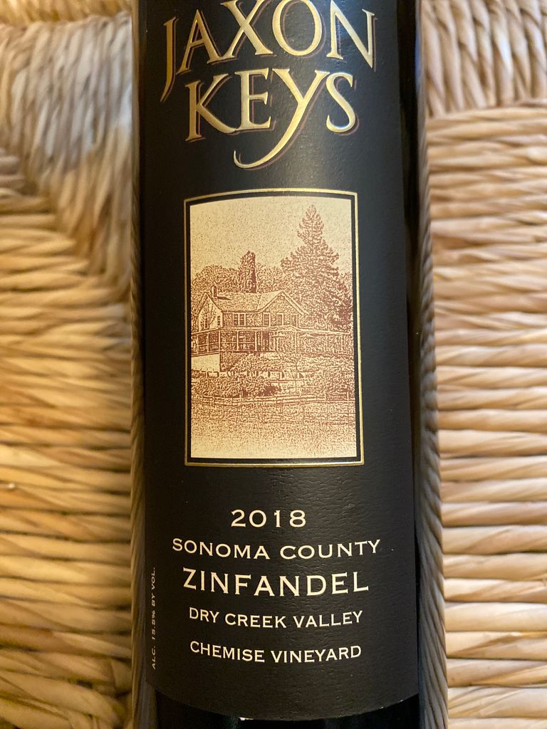 2018 Jaxon Keys Zinfandel Chemise Vineyard, USA, California, Sonoma ...