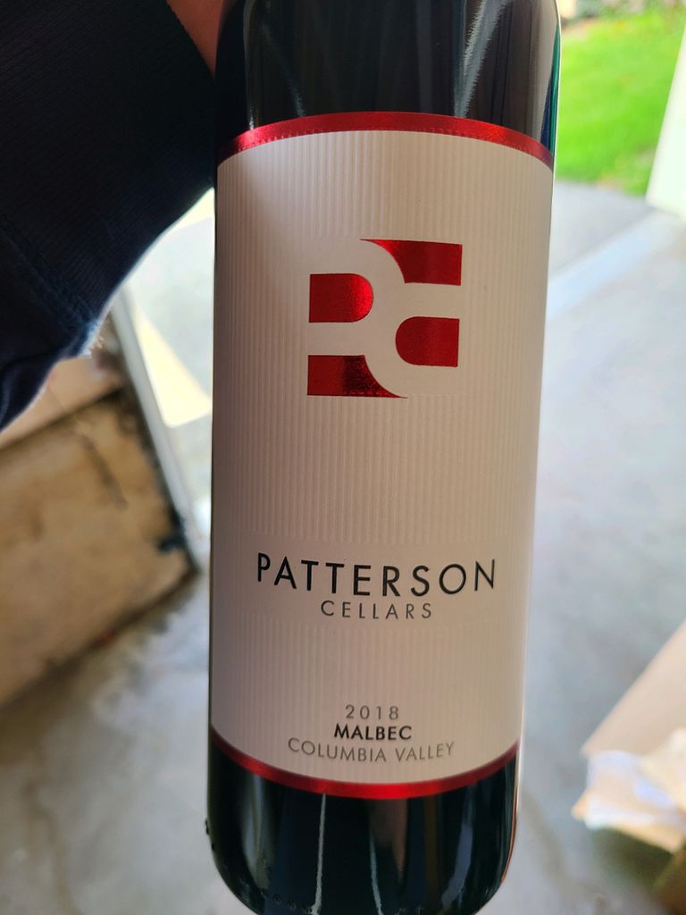 2018 Patterson Cellars Malbec, USA, Washington, Columbia Valley ...
