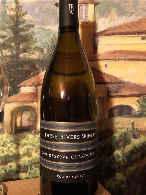 2016 Three Rivers Winery Chardonnay Reserve, USA, Washington, Columbia ...
