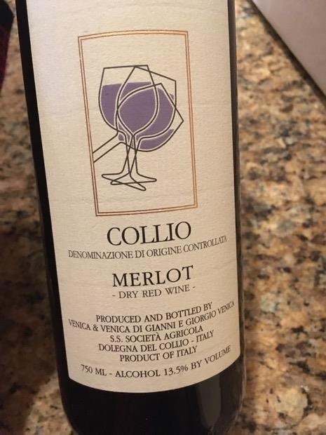 2015 Venica & Venica Collio Merlot, Italy, Friuli-Venezia Giulia ...