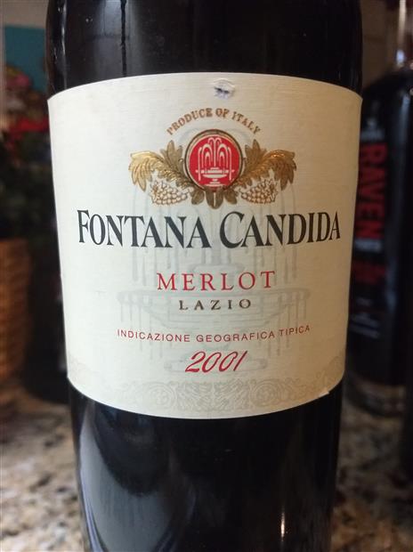 2003 Fontana Candida Lazio Merlot Lazio, Italy, Latium, Lazio ...