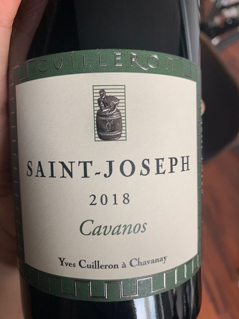 2018 Domaine Yves Cuilleron St. Joseph Cavanos, France, Rhône, Northern ...