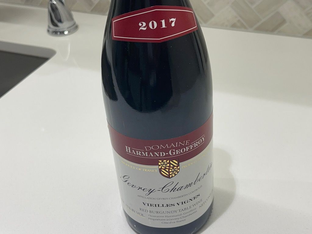 2017 Domaine Harmand-Geoffroy Bourgogne, France, Burgundy, Bourgogne ...