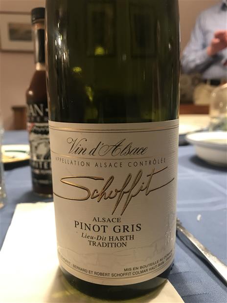 2019 Schoffit Pinot Gris Harth, France, Alsace - CellarTracker