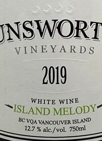 2019 Unsworth Vineyards Island Melody, Canada, British Columbia ...