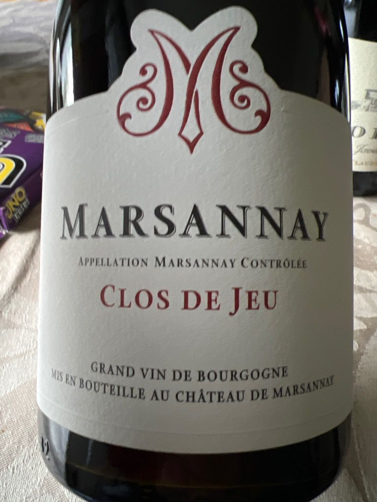 2023 Domaine du Château de Marsannay Marsannay Le Clos de Jeu, France ...
