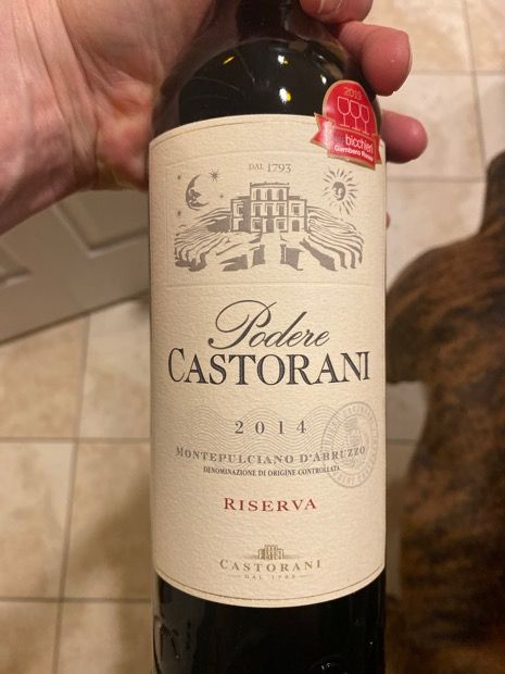 2014 Podere Castorani Montepulciano d'Abruzzo Riserva, Italy, Abruzzi ...