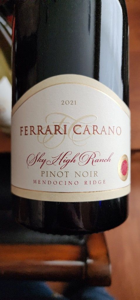 2021 Ferrari-Carano Pinot Noir Sky High Ranch, USA, California, North ...
