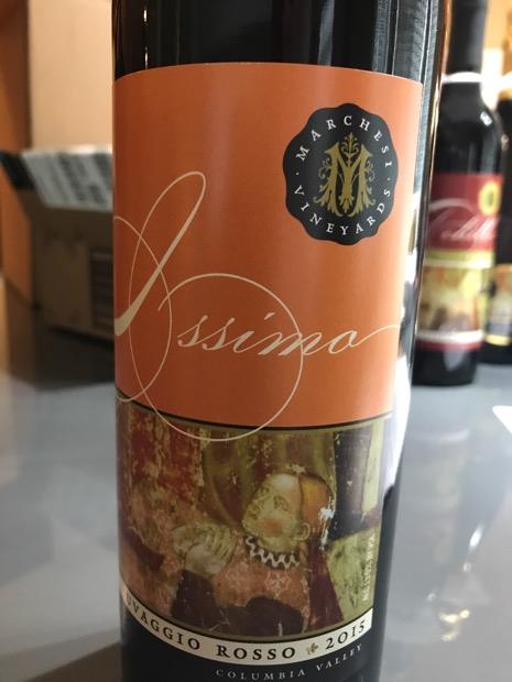 2015 Marchesi Vineyards Uvaggio Issimo, USA, Washington, Columbia ...