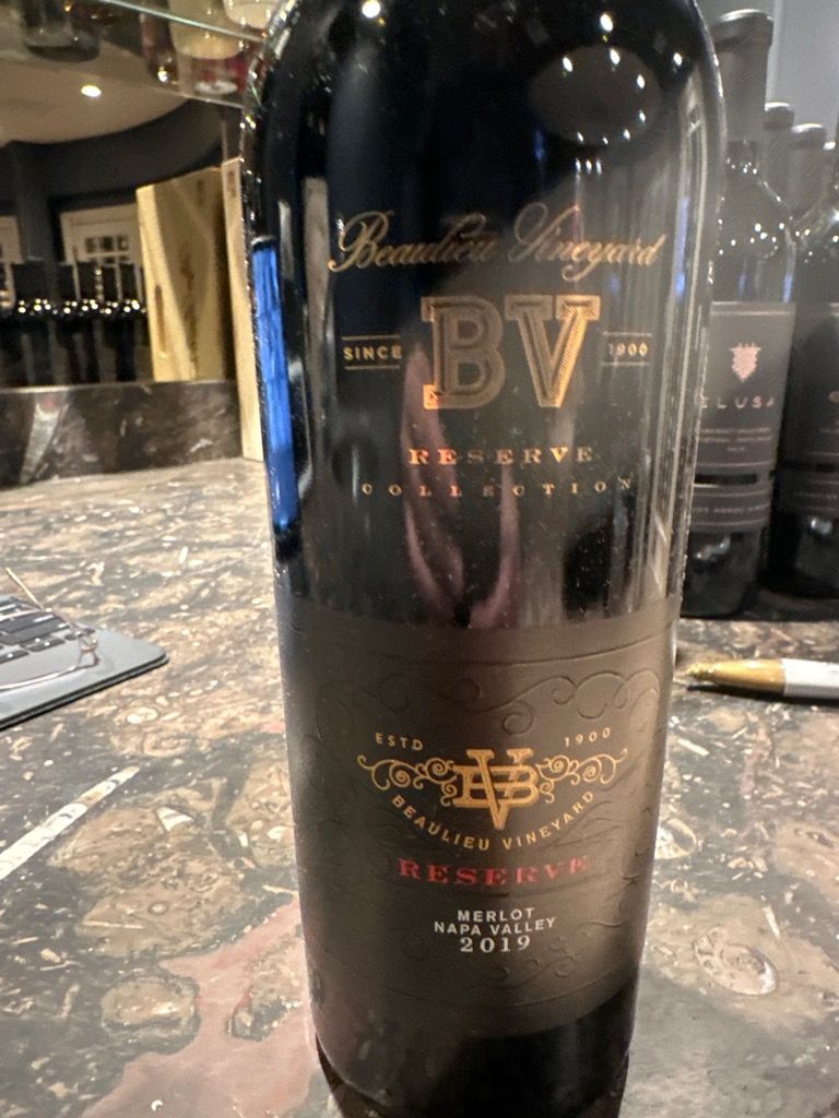 2019 Beaulieu Vineyard Merlot Napa Valley, USA, California, Napa Valley ...