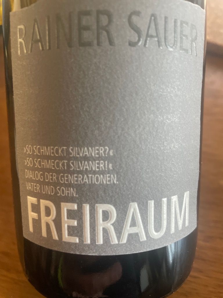 2021 Rainer Sauer Escherndorfer Lump Silvaner "FREIRAUM" Qualitätswein trocken, Germany, Franken ...