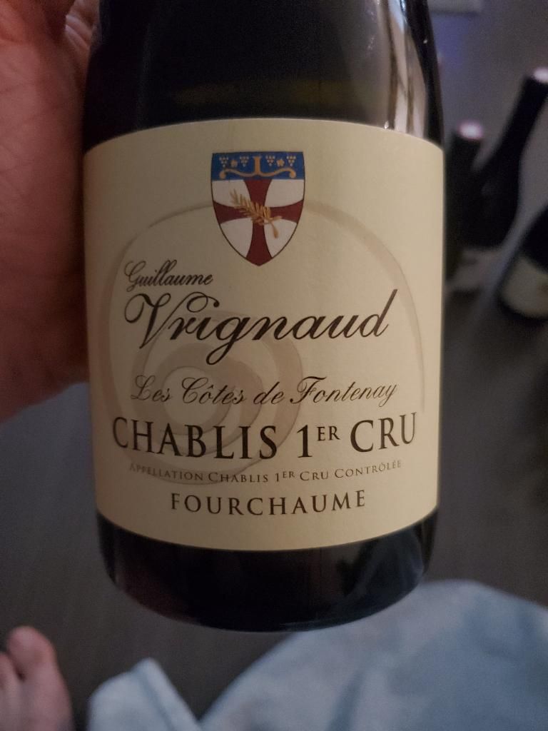 2016 Domaine Vrignaud Chablis 1er Cru Fourchaume Les Cotes de Fontenay ...