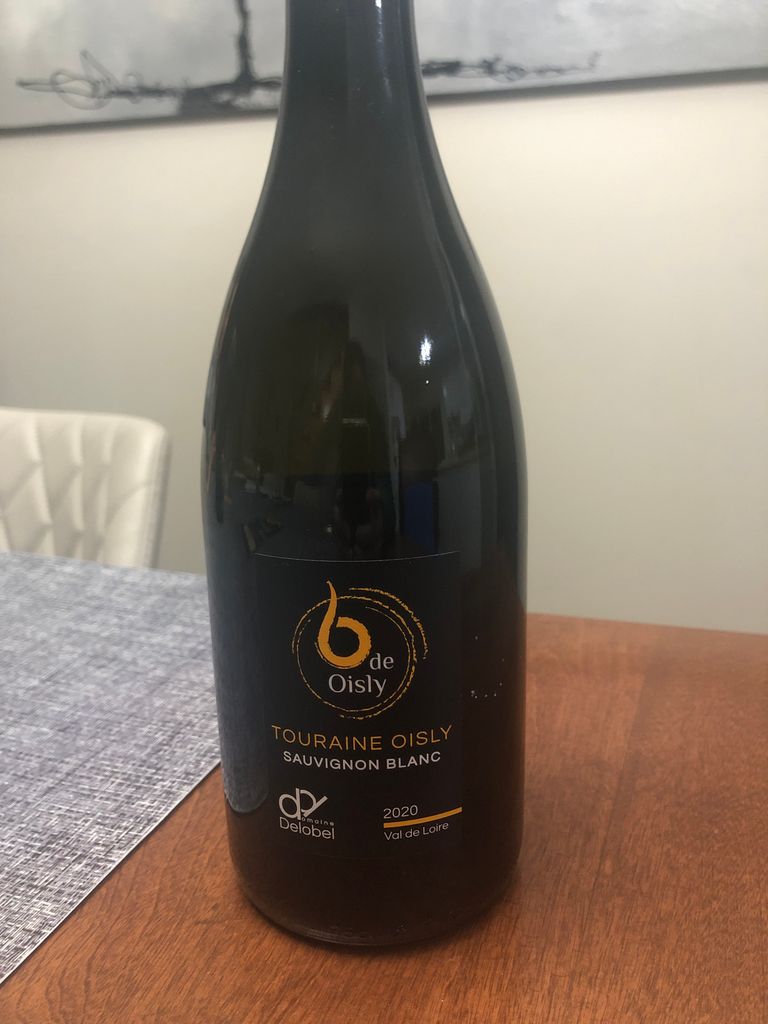 2019 Delobel Sauvignon Blanc Touraine B de Oisly, France, Loire Valley ...