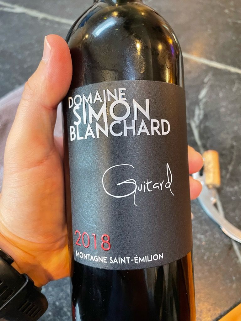 2018 Domaine Simon Blanchard Guitard, France, Bordeaux, Libournais, Montagne-St. Émilion ...