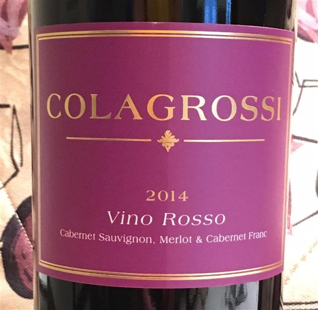 2014 Colagrossi Wines Vino Rosso, USA, California - CellarTracker
