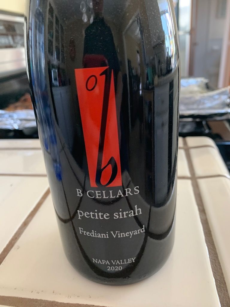 2020 B Cellars Petite Sirah Frediani Vineyard, USA, California, Napa ...