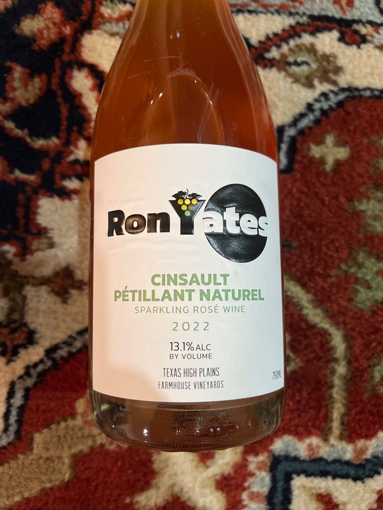2022 Ron Yates Cinsault Pétillant Naturel Farmhouse Vineyards, USA ...