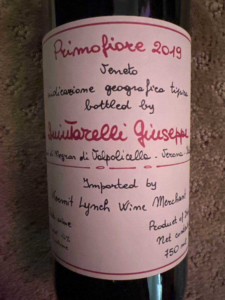 2019 Giuseppe Quintarelli Primofiore Veneto IGT, Italy, Veneto, Veneto ...