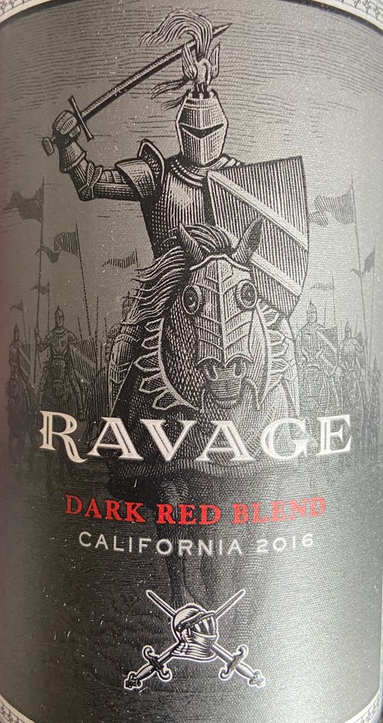 2022 Ravage Wines Dark Red Blend, USA, California - CellarTracker