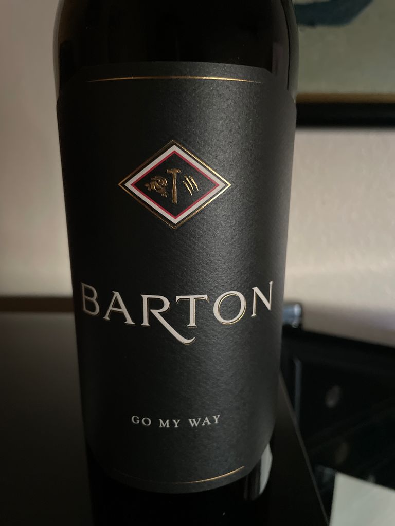 2019 Barton Family Winery Go My Way, USA, California, Central Coast ...