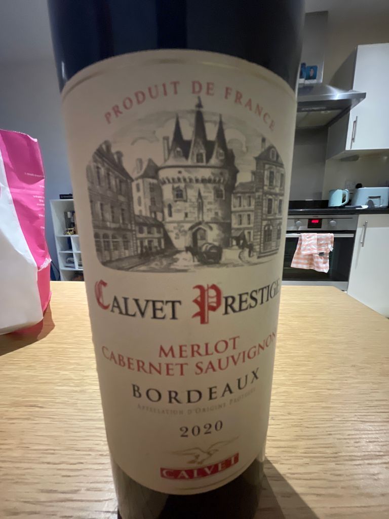 2023 Calvet Prestige de Calvet Merlot Cabernet Sauvignon, France ...