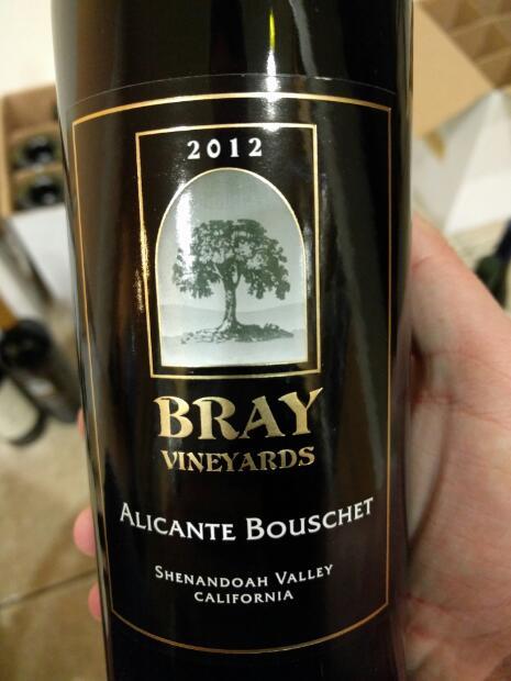 2020 Bray Vineyards Alicante Bouschet, USA, California, Sierra ...