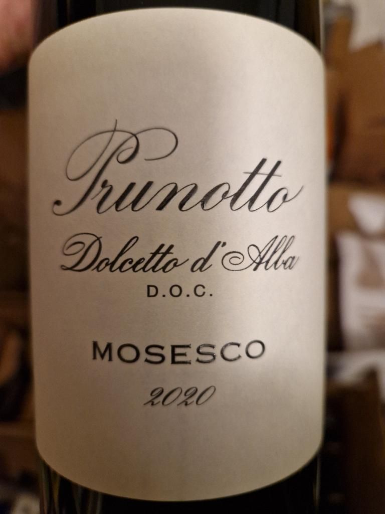 2020 Prunotto Dolcetto d'Alba Mosesco, Italy, Piedmont, Alba, Dolcetto ...