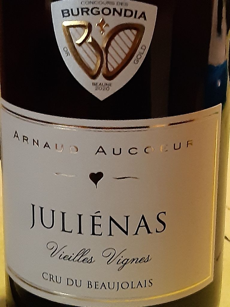 2020 Domaine Arnaud Aucoeur Juliénas Vieilles Vignes, France, Burgundy, Beaujolais, Juliénas ...