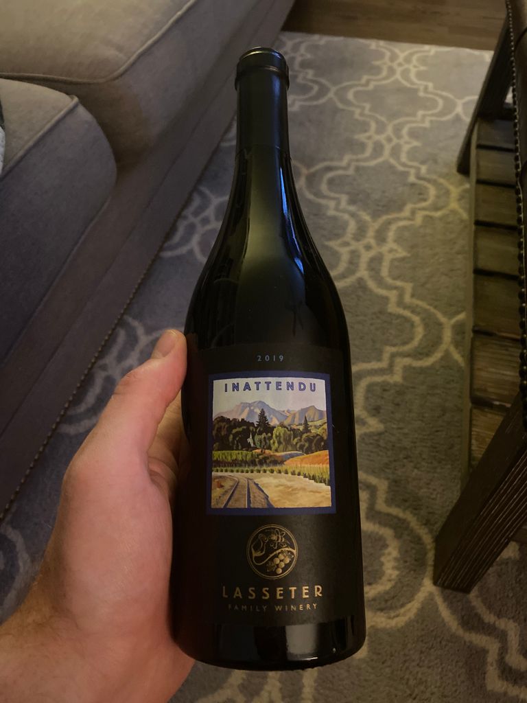 2019 Lasseter Family Winery Inattendu, USA, California, Sonoma County ...