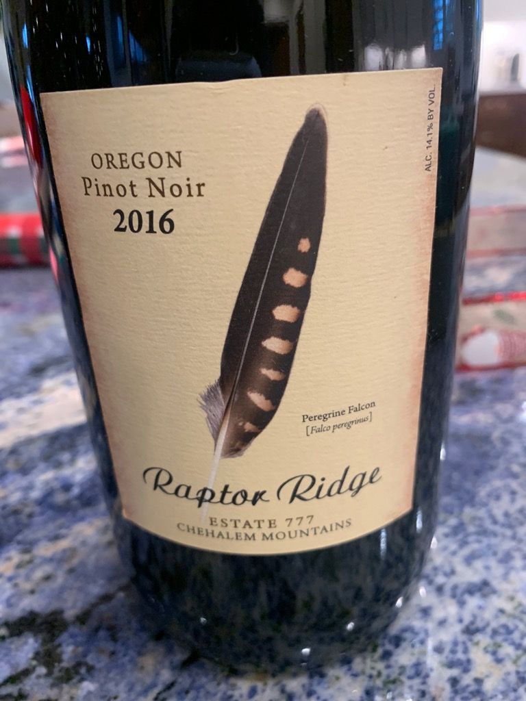 2012 Raptor Ridge Pinot Noir Estate 777 Clone Tuscowallame, USA, Oregon ...