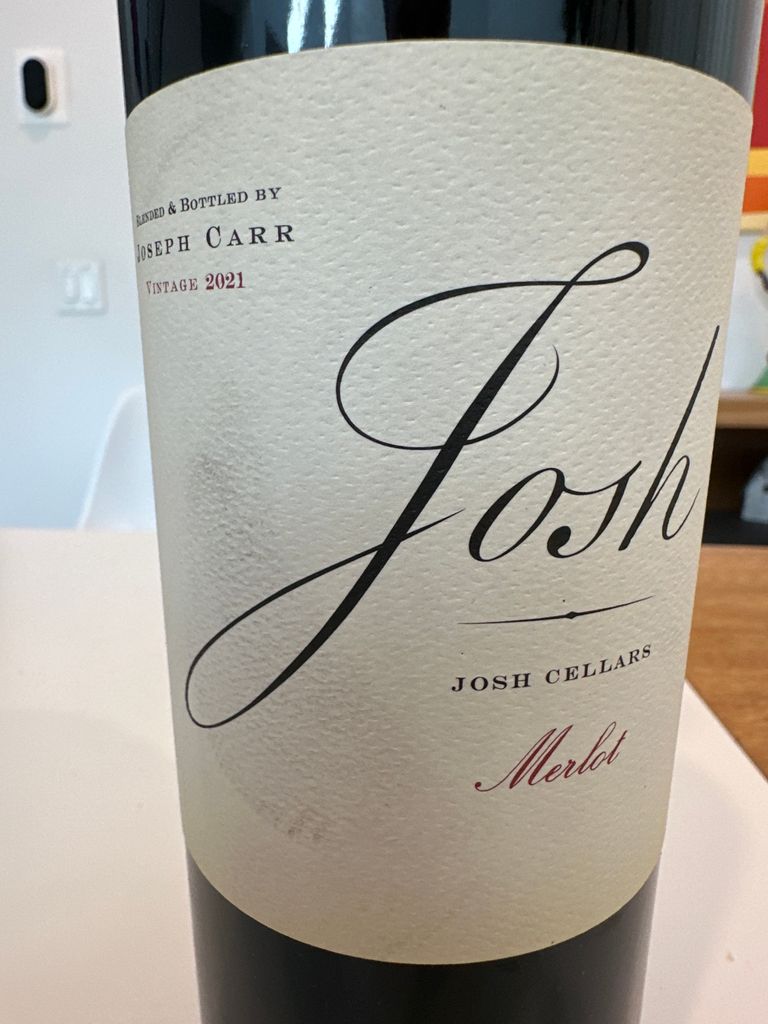 2021 Josh Cellars Merlot California, USA, California - CellarTracker