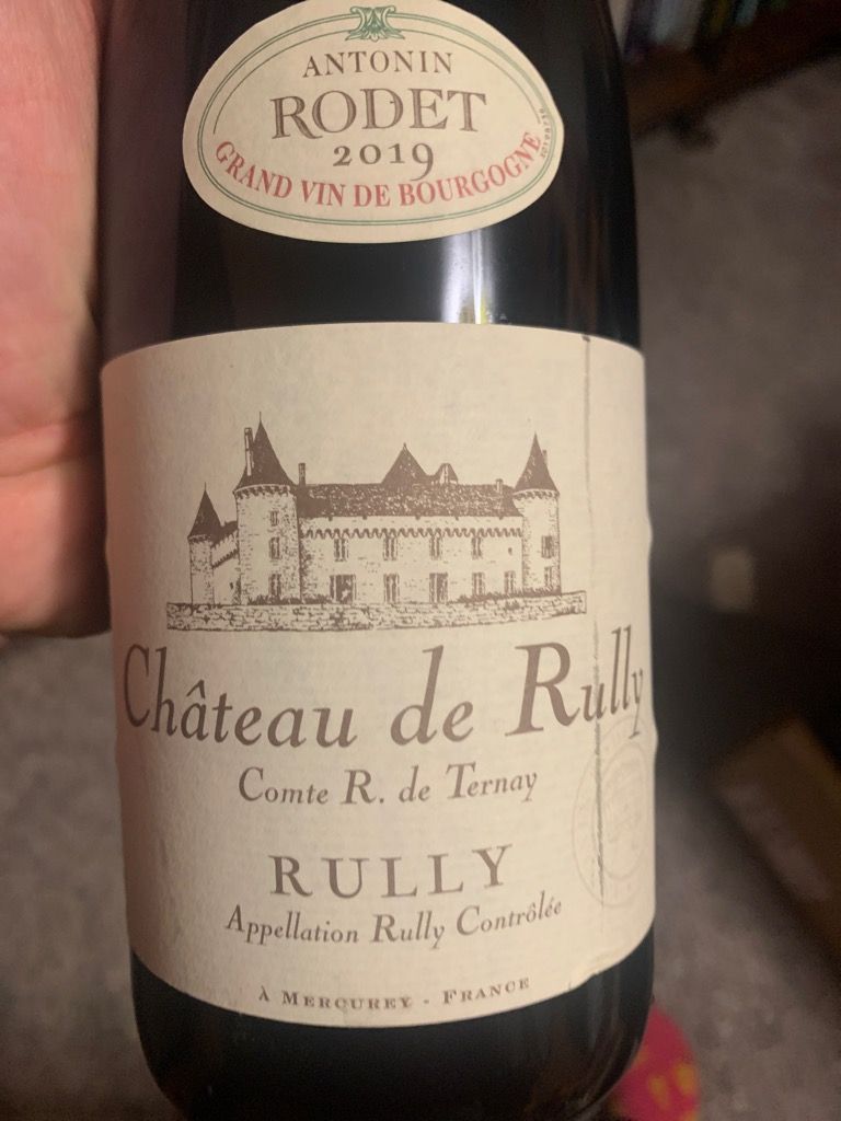 2018 Château de Rully Rully Rouge, France, Burgundy, Côte Chalonnaise ...