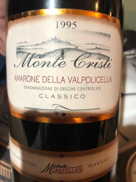 1995 Michele Castellani Amarone della Valpolicella Classico Collezione ...