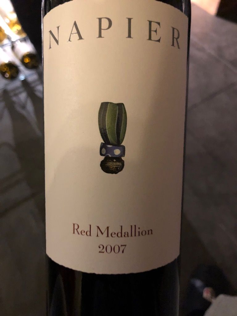 2007 Napier Winery Red Medallion, South Africa, Coastal Region, Paarl ...