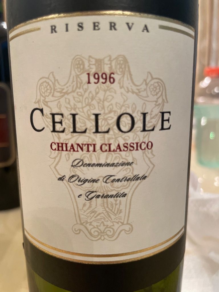 1996 San Fabiano Calcinaia Chianti Classico Gran Selezione Cellole ...